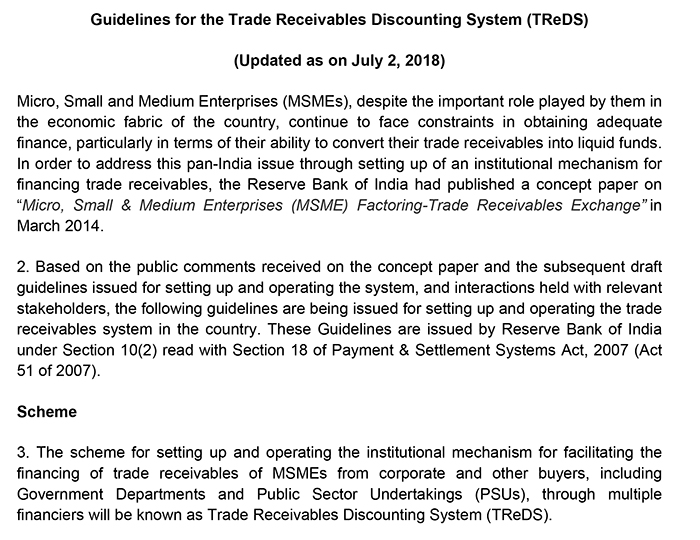 TReDS Guideline | M1xchange